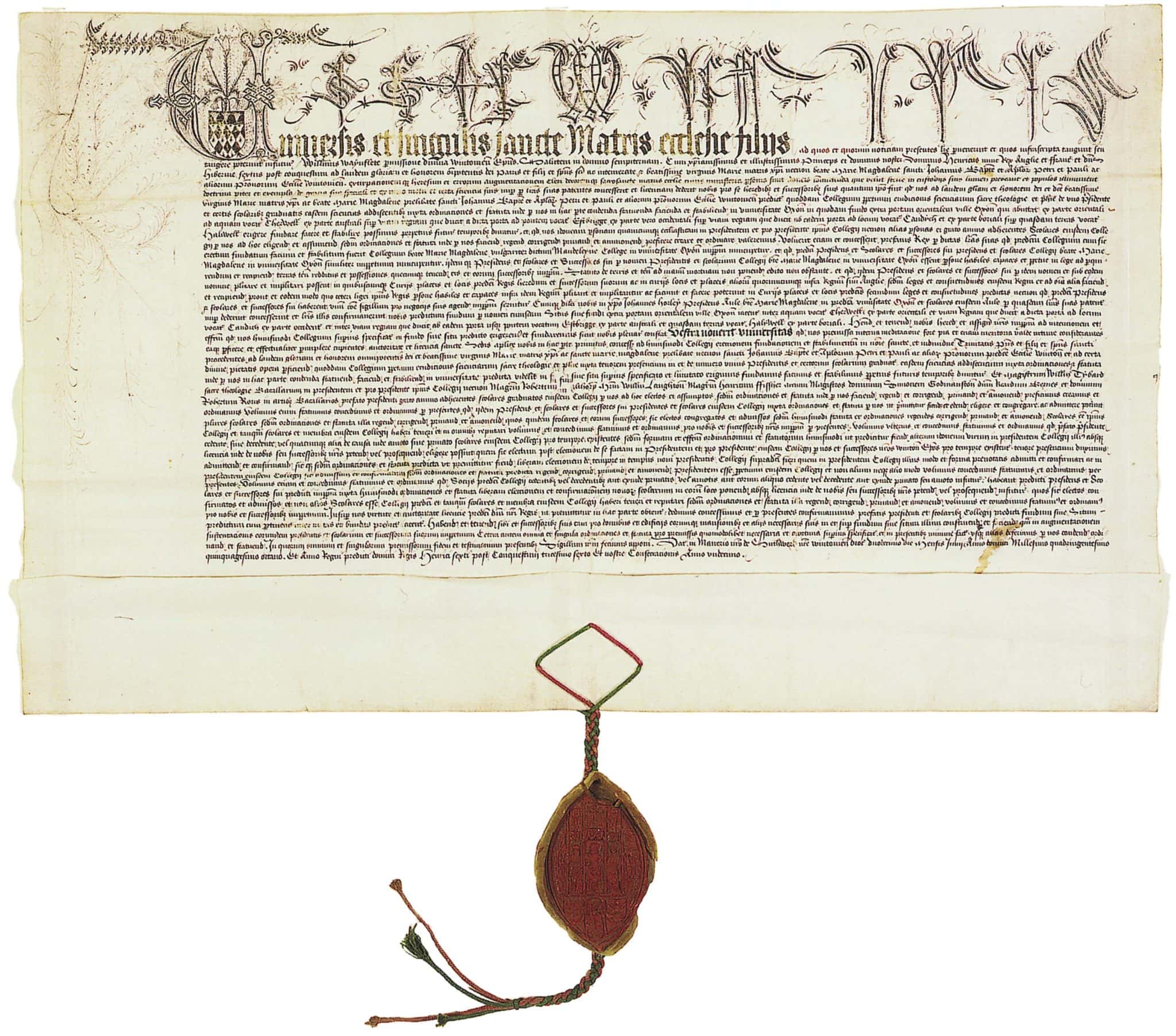 The history of Magdalen College - Magdalen College