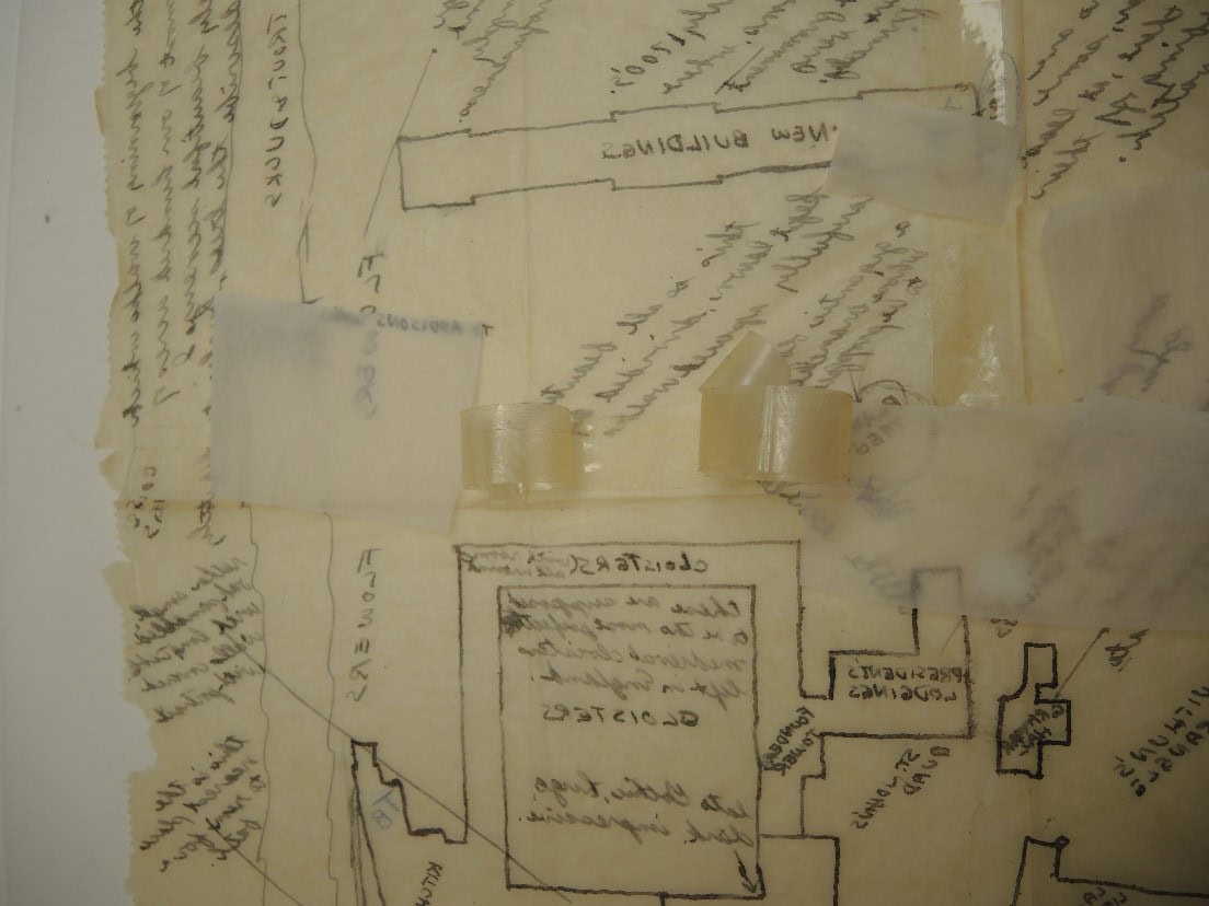 First letter home, and the ‘toilet paper’ map, 1957 (Acc 2019/191 ...