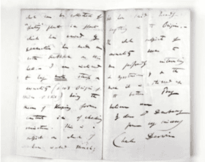 Letter from Charles Darwin to Charles Daubeny - Magdalen College