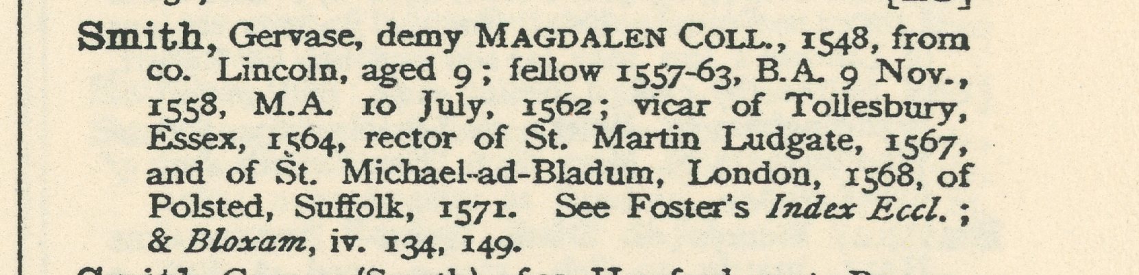 Gervaise Smith and the once-and-future King Edward VI - Magdalen College